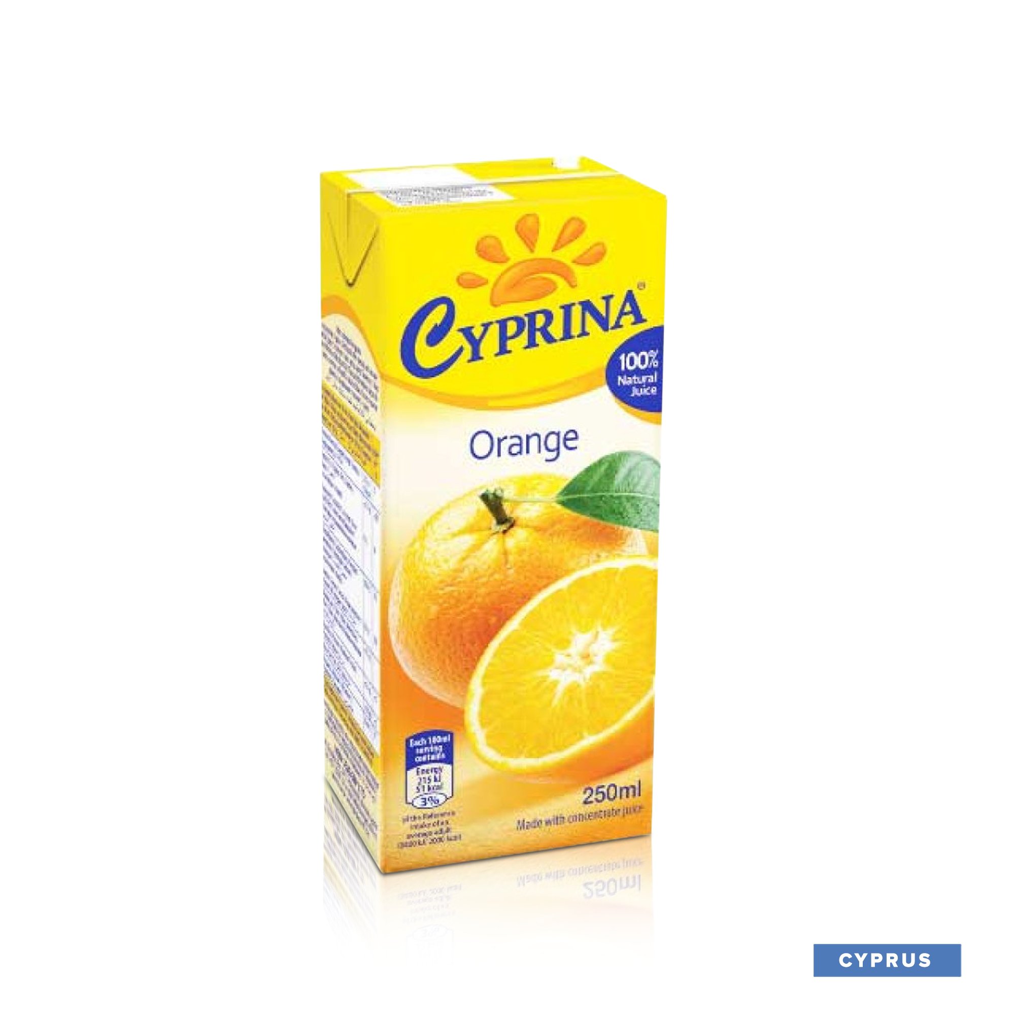 Cyprina Orange Juice - 250ml (Cyprus) | MARKETPLACE